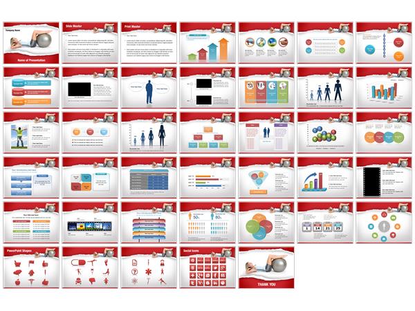 Fitness Exercise PowerPoint Templates - Fitness Exercise PowerPoint ...