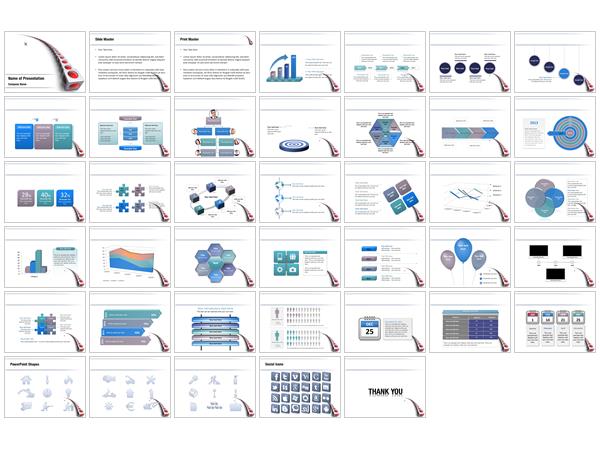 Boxes PowerPoint Templates - Boxes PowerPoint Backgrounds, Templates ...